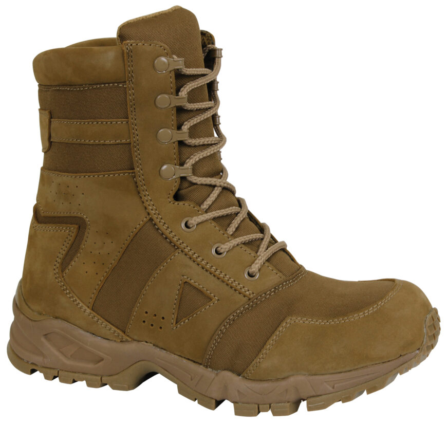 Rothco AR 670-1 Coyote Brown Forced Entry Tactical Boot – 8 Inch ...