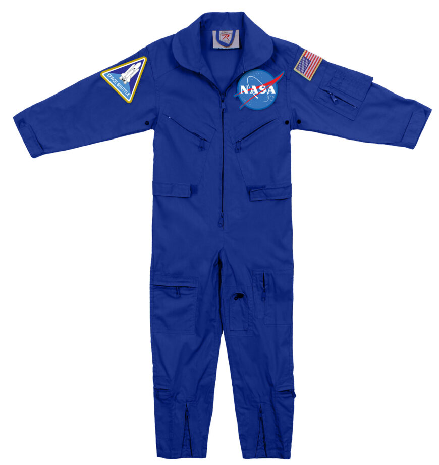 Rothco Kids NASA Flight Coveralls With Official NASA Patch – Universal ...